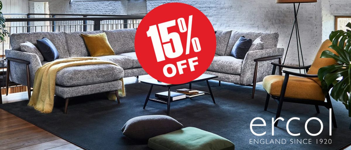 Ercol 15% off – Millichaps of Ramsey | Furniture and Flooring Isle of Man